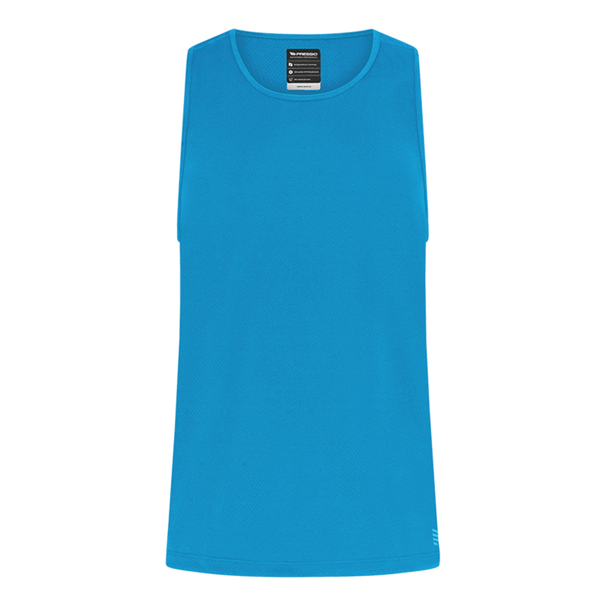 Pressio Men's Sustain Singlet - Scuba Blue | Run4It