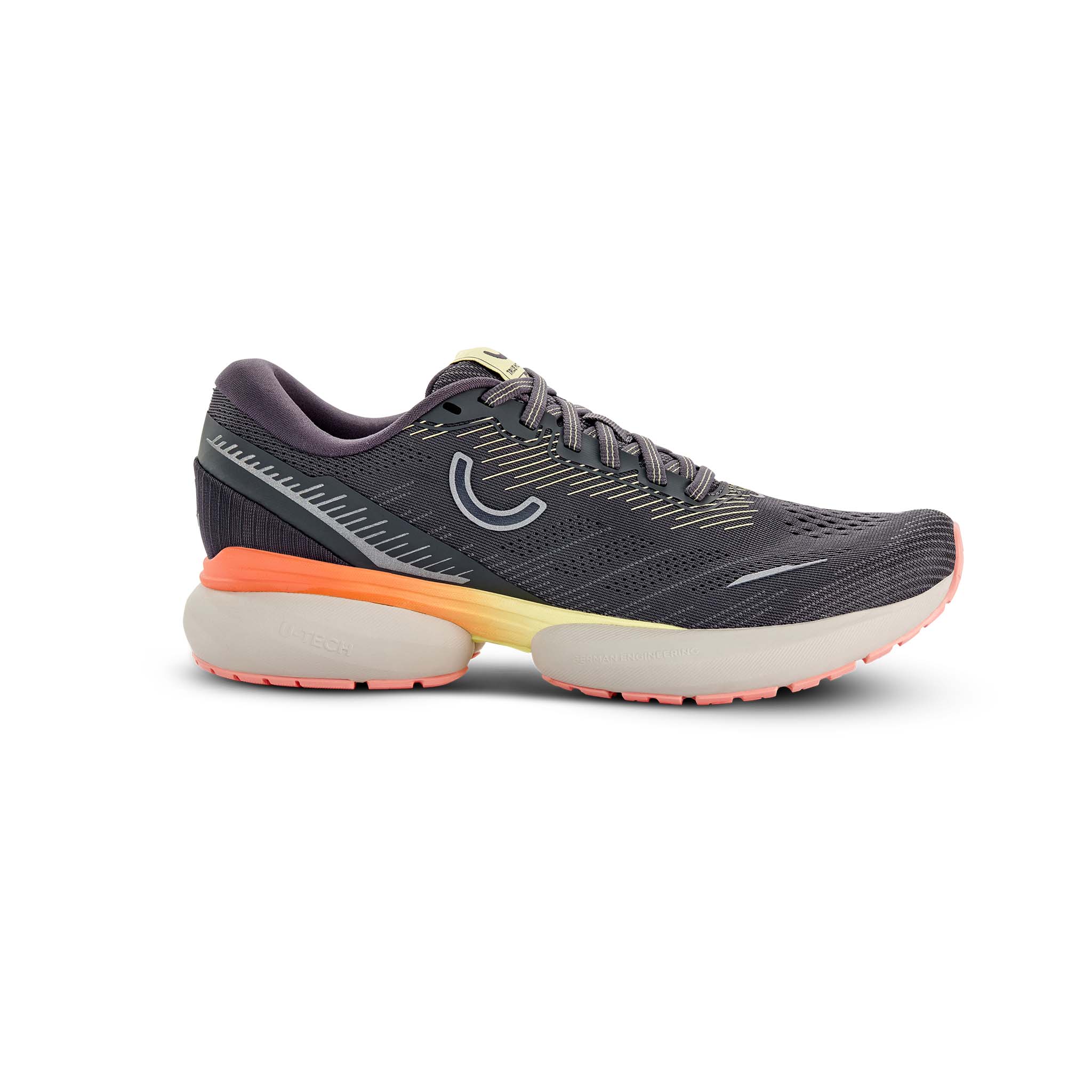True Motion Women's U-Tech Nevos 3 Running Shoes - Asphalt | Run4It