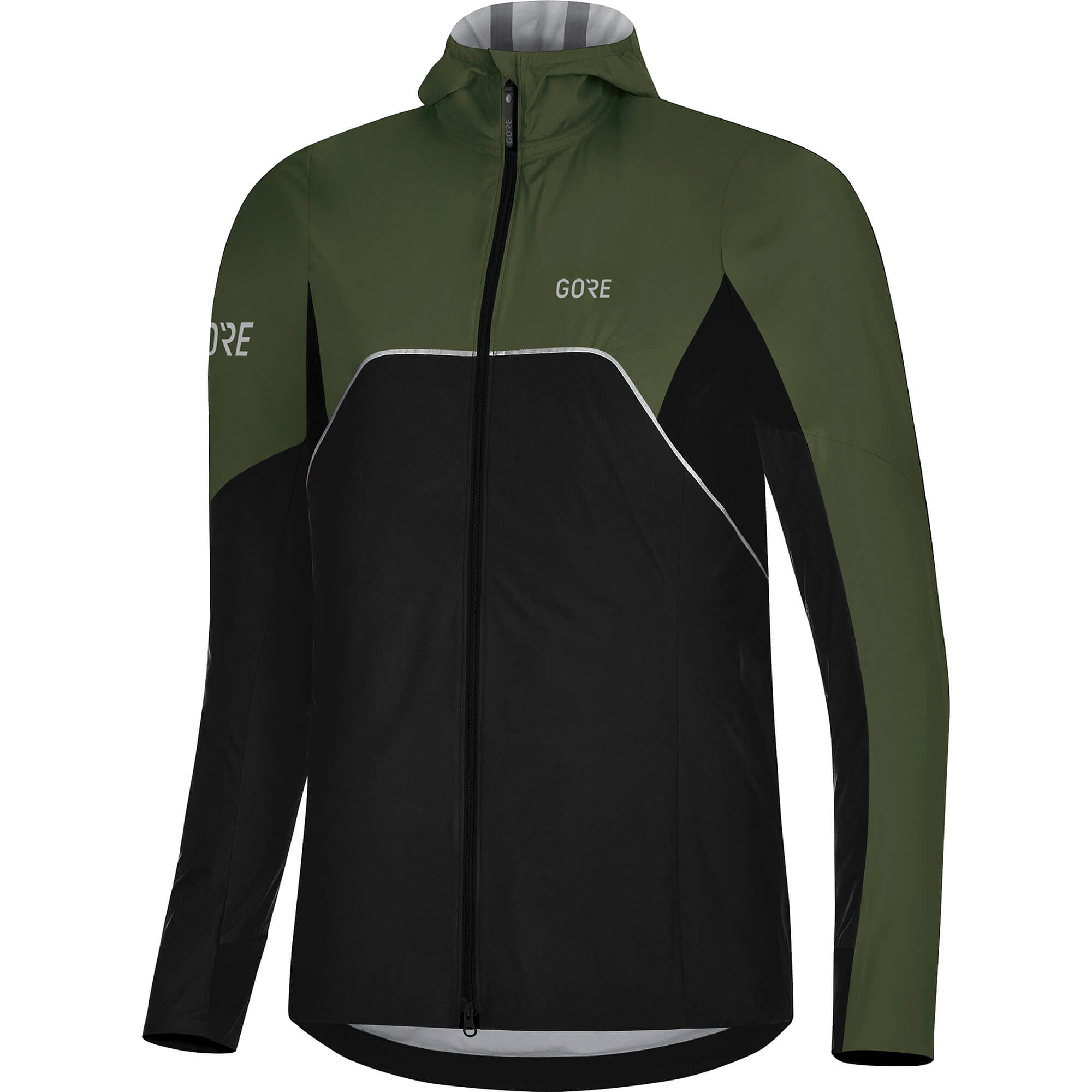 GORE® Wear Women's R7 Partial GTX Hooded Jacket - Black | Run4It