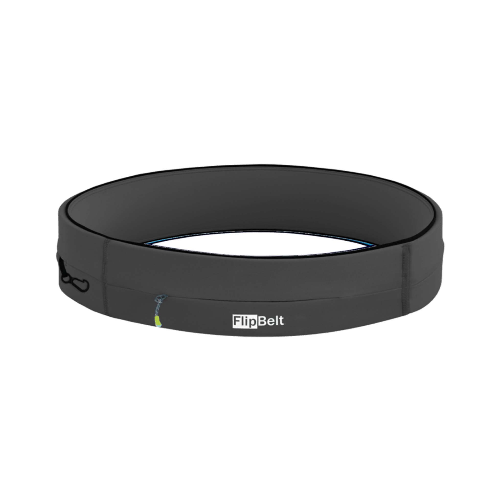 FlipBelt Zipper Running Belt - Carbon | Run4It